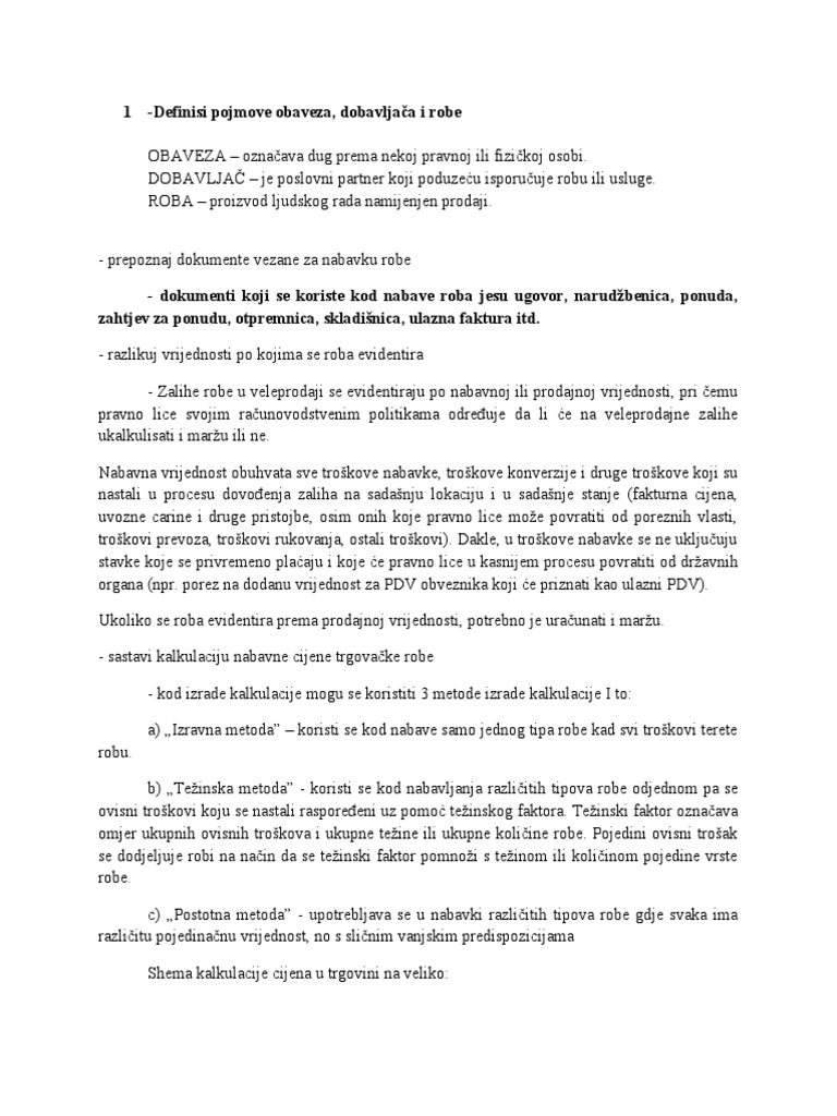 Bibo Knjigovodstvo | PDF