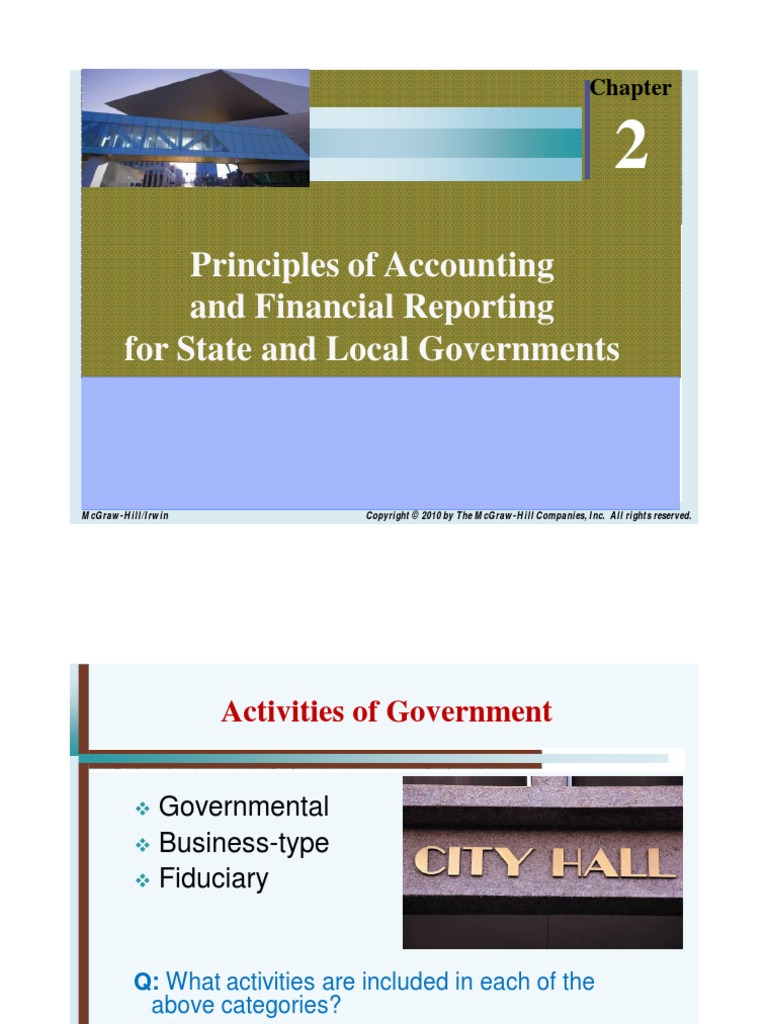 Governmental Accounting Ch02 Pdf Fund Accounting Business Economics