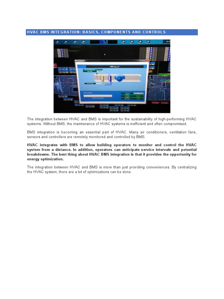 HVAC BMS Integration | PDF