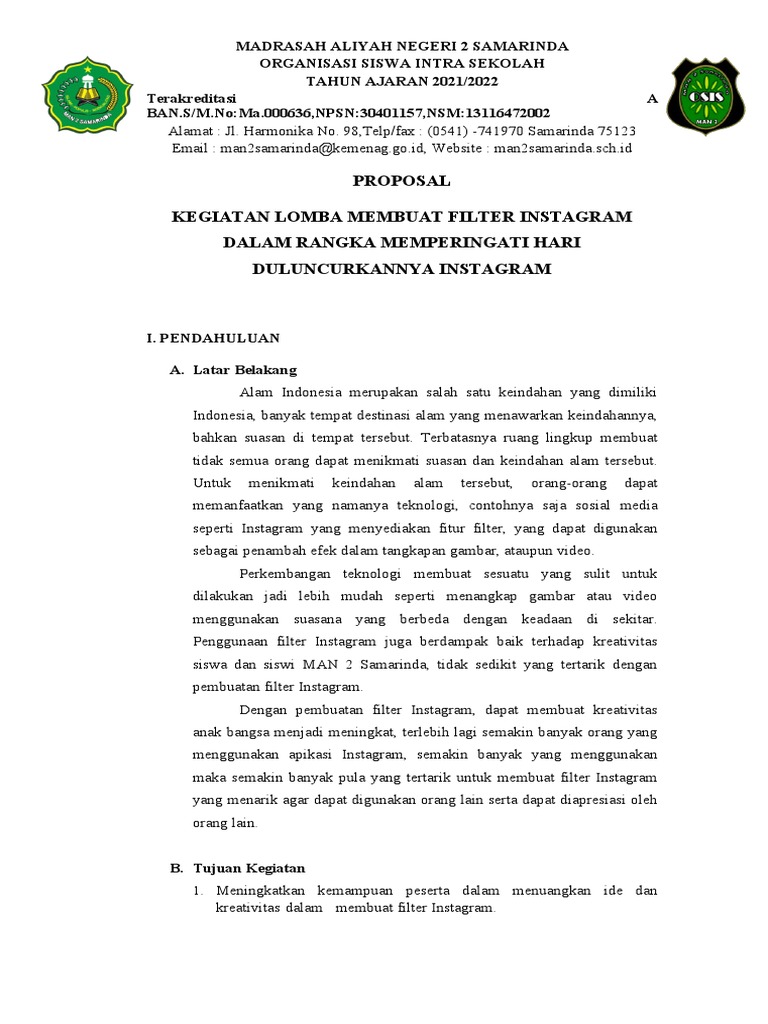 Muhammad Agung Rizaldi, XI IPA 3 Proposal Bahasa Indonesia | PDF