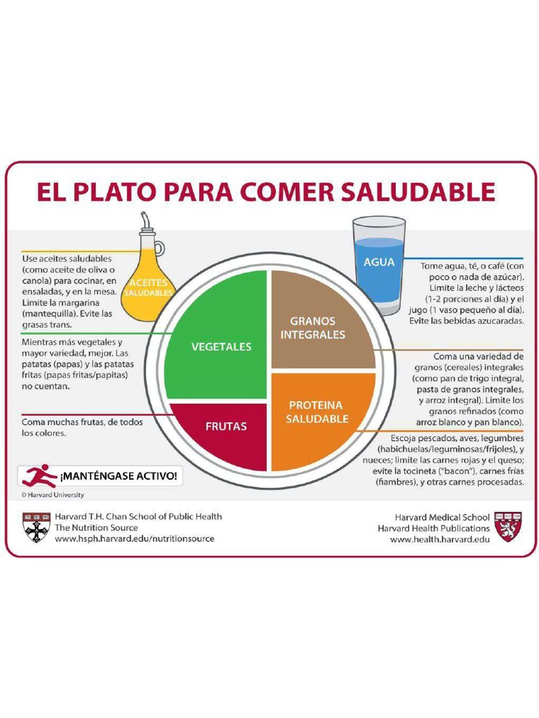 El Plato para Comer Saludable | PDF El Plato para Comer Saludable | PDF