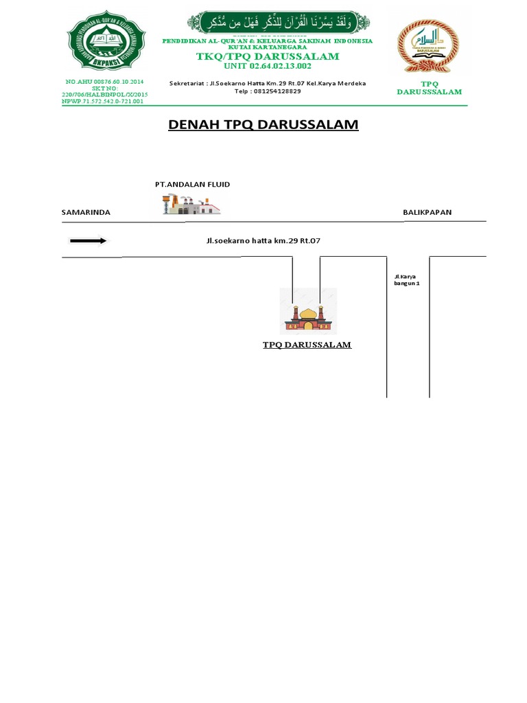 Denah TPQ | PDF