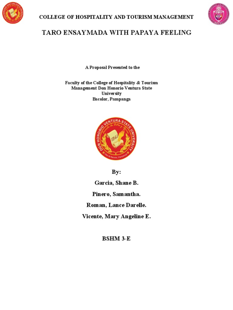 Research Bshm-3-E | PDF | Cooking | Food And Drink Preparation