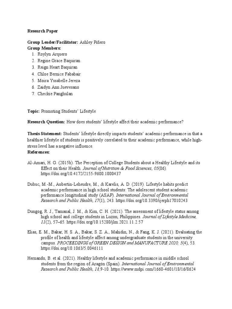 Proofread | Download Free PDF | Stress (Biology) | Health Promotion