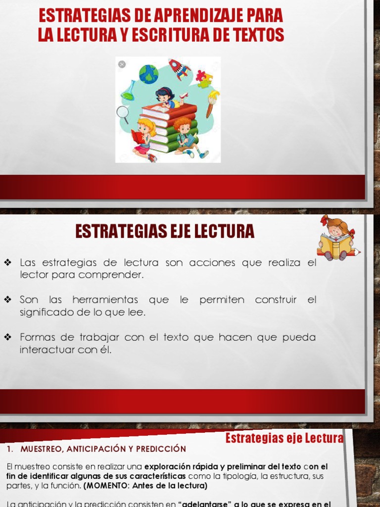 Estrategias de Lecto - Escritura | PDF | Planificación | Ciencia cognitiva