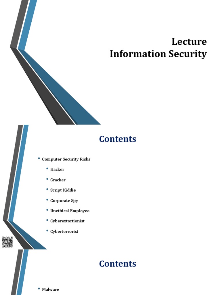 Information Security Pdf Malware Security Hacker