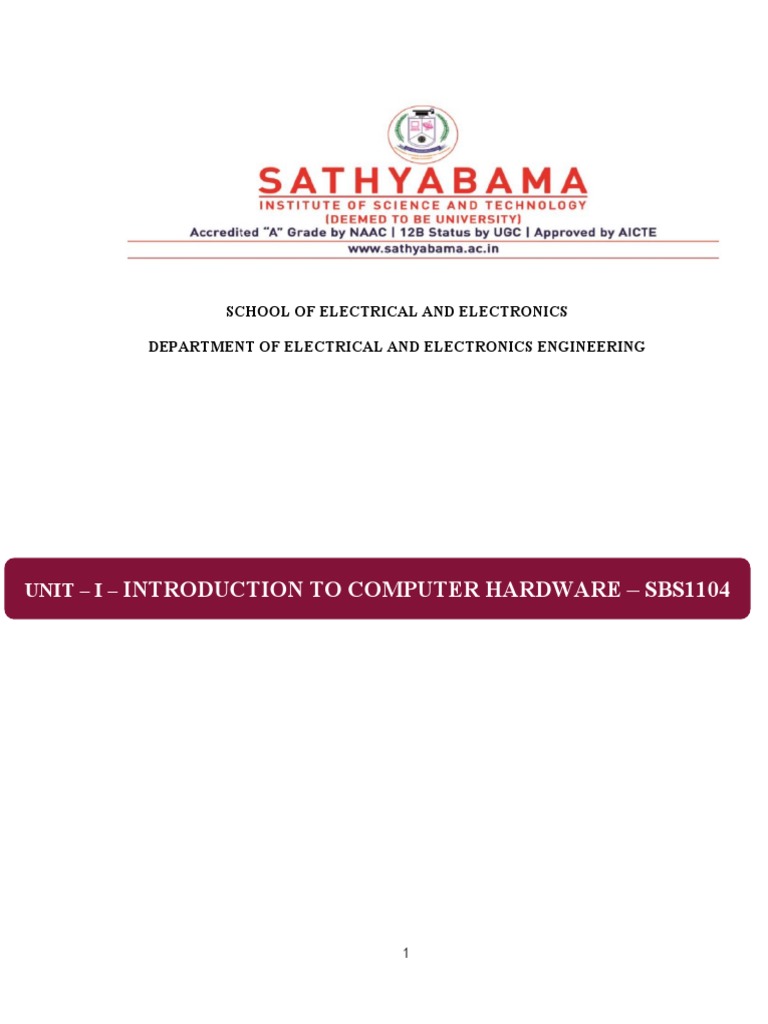 Hardaware Notes | PDF | Computer Data Storage | Random Access Memory