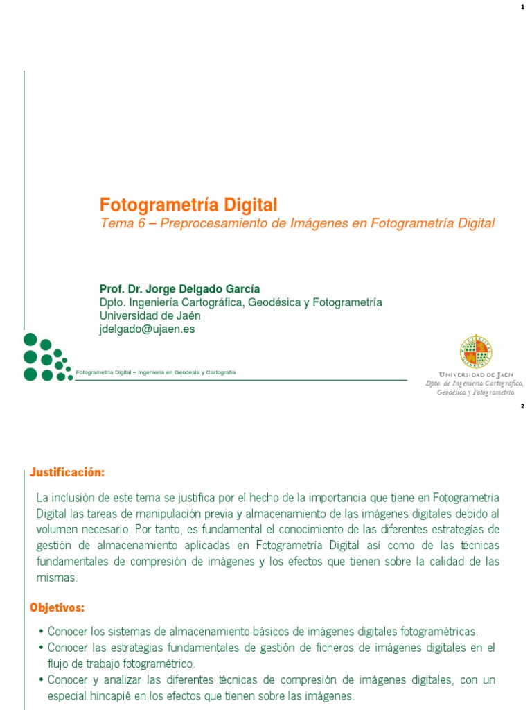 Fotogrametría Digital | PDF | Datos | Datos de computadora