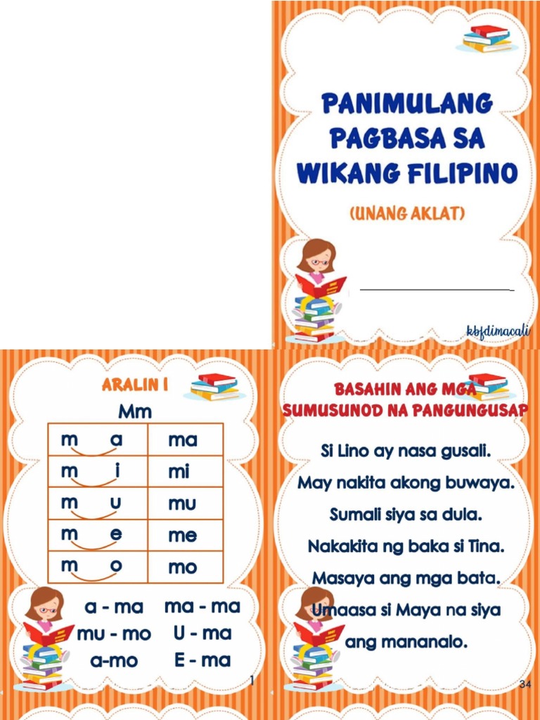 Panimulang Pagbasa Sa Filipino | PDF