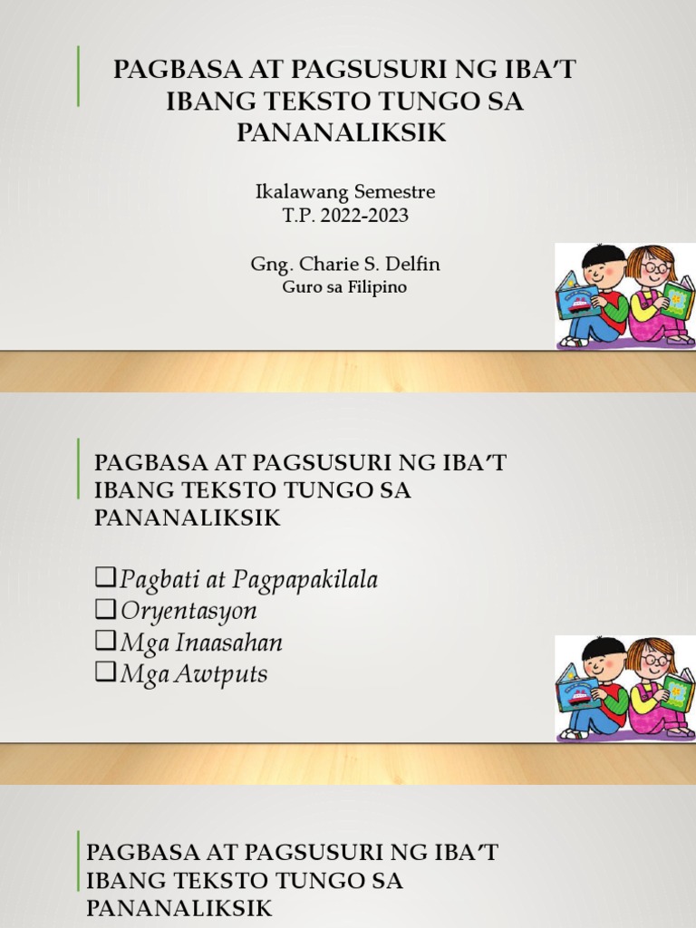 Pagbasa | PDF