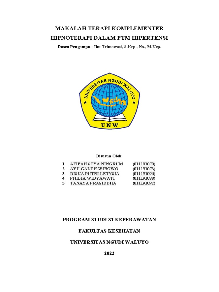 Hipnoterapi untuk Hipertensi Efektif | PDF