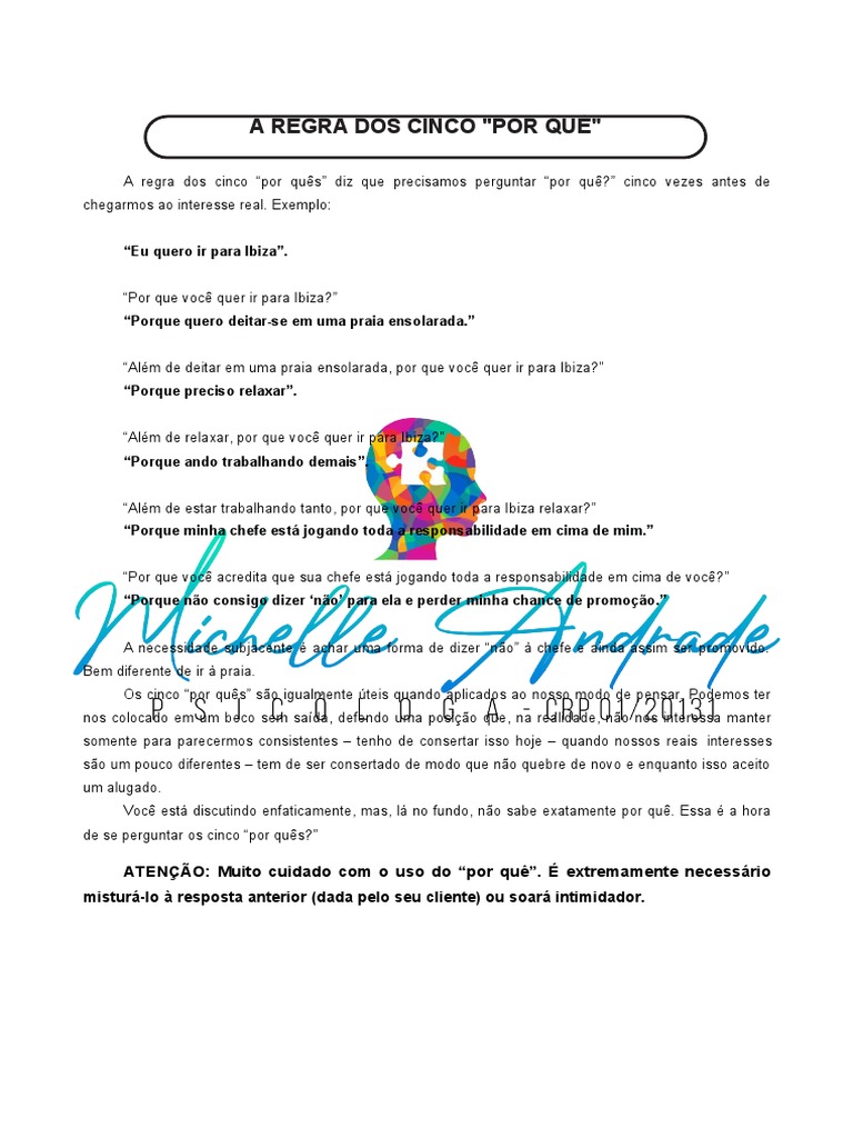 Os Cinco Por Ques | PDF