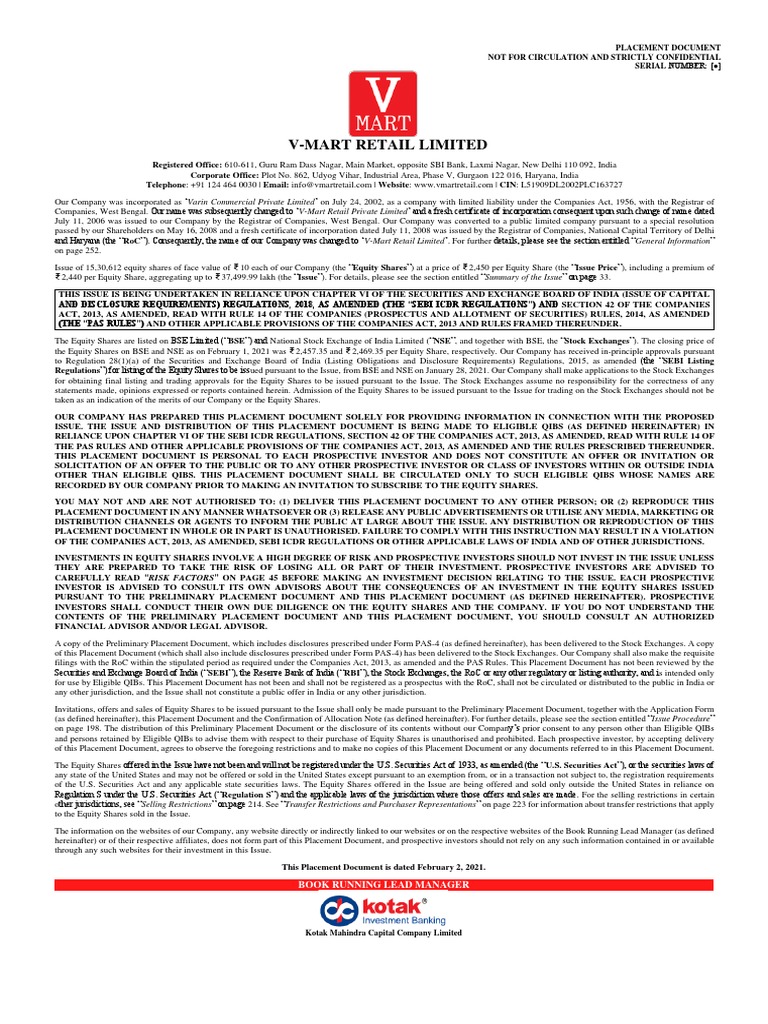 PD PDF | PDF | Securities Act Of 1933 | Stocks