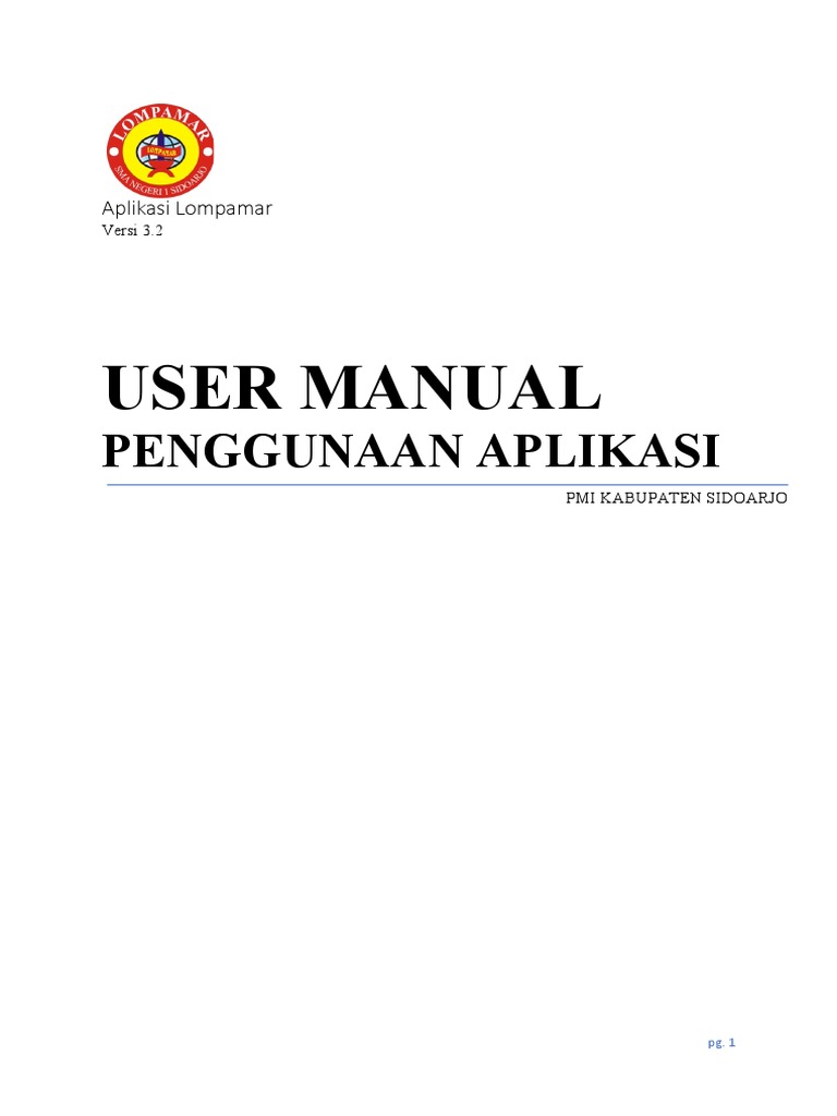 Manual Aplikasi PMI PDF | PDF | Komputer