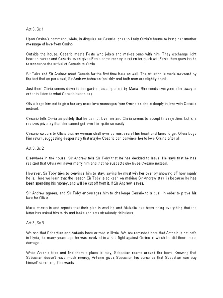 A Web of Deception and Mistaken Identity Deepens in Illyria | PDF ...