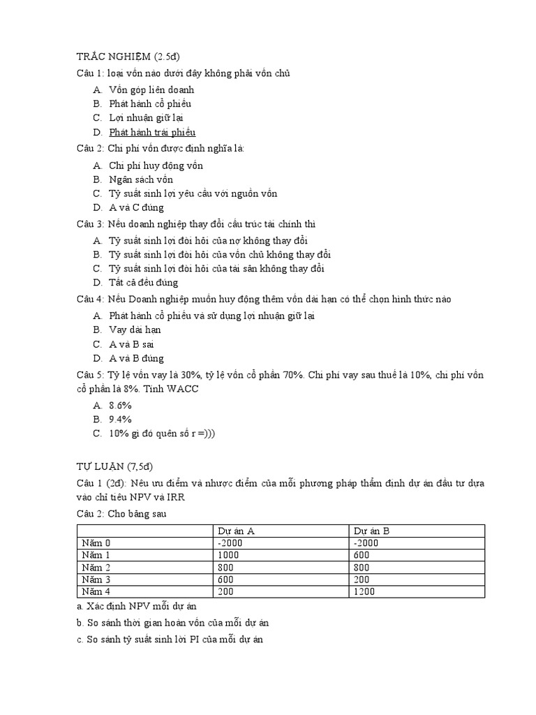 đề thi cki TCDN 30-10 | PDF