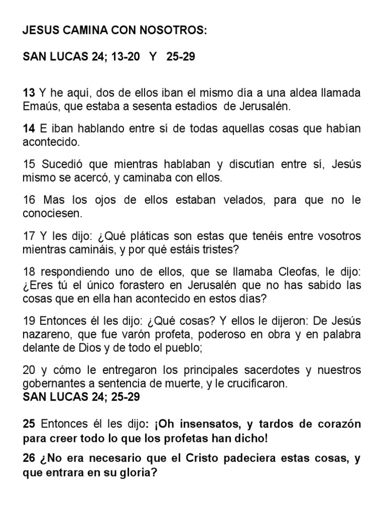 Jesus Camina Con Nosotros | PDF | Jesús | Creencia religiosa y doctrina