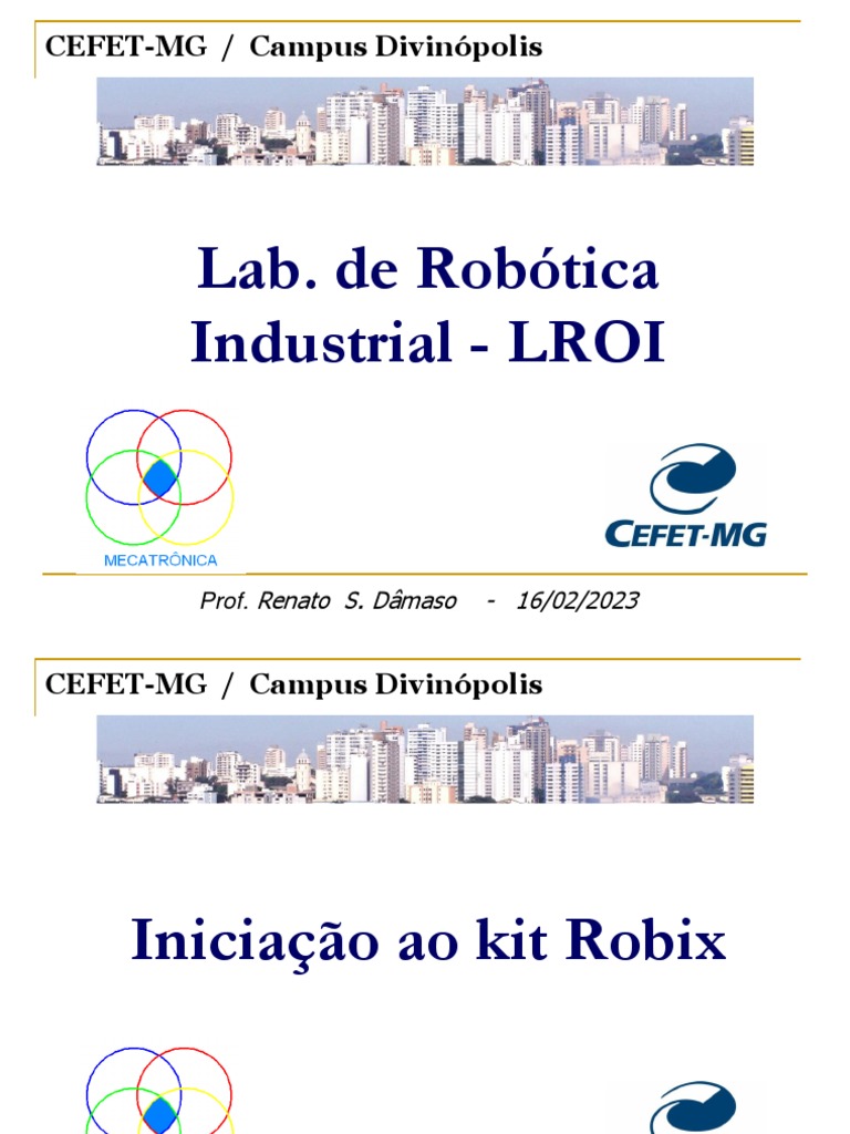 Aula 2 - LROI - Iniciao Ao Robix - Renato 2023 1 | PDF
