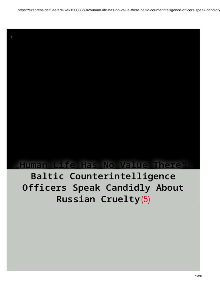Russian Society, Russian Values - in The Eyes of Baltic Nations | PDF ...