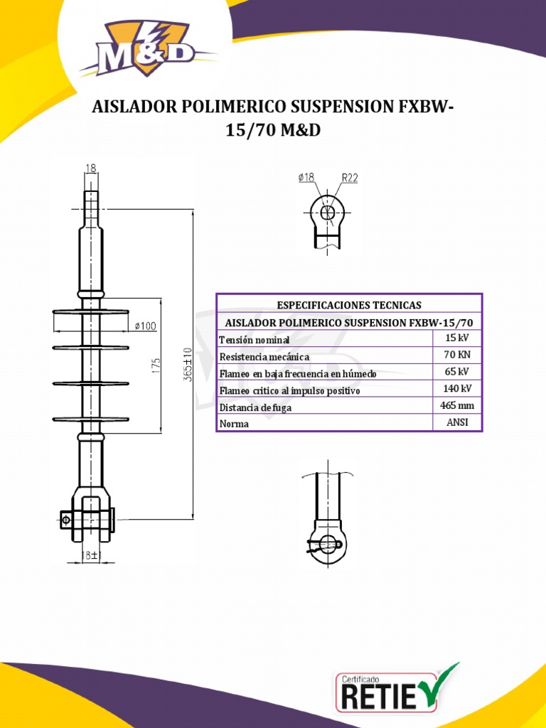 Aislador-Suspension FXBW 15 70 | PDF
