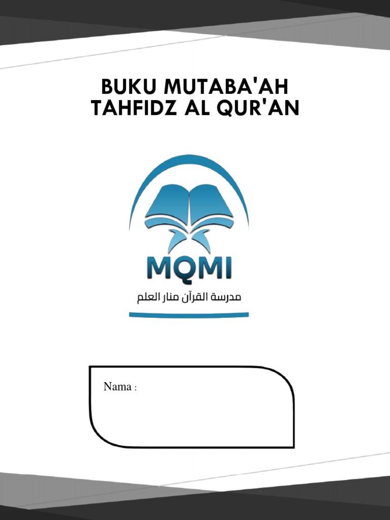 Buku Mutaba'ah Tahfidz Al Qur'an | PDF