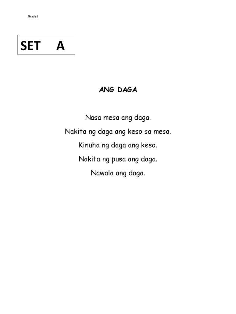 Ang Daga | PDF