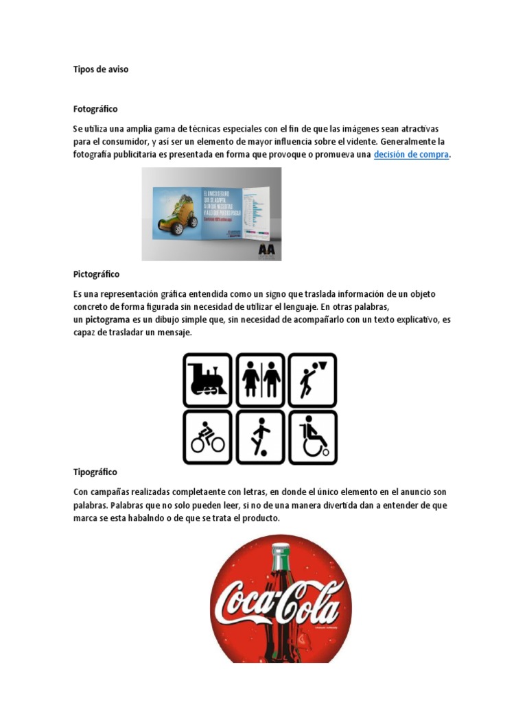 Tipos de aviso | PDF