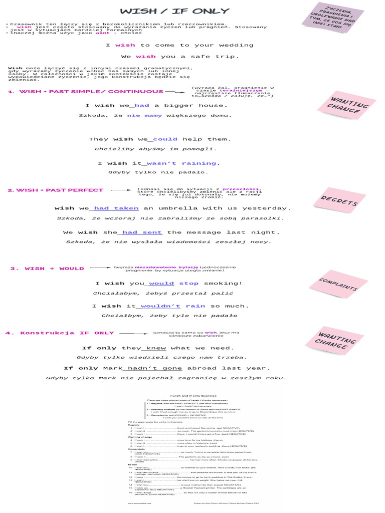 Wish - If Only PDF | PDF