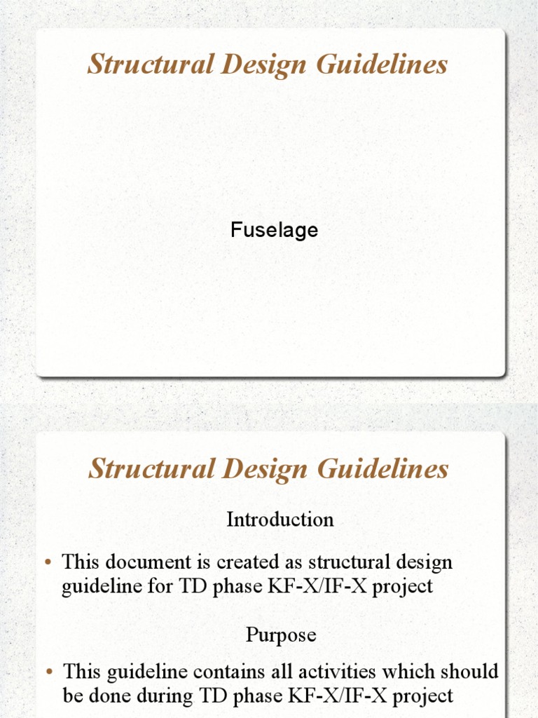 Guidelines Structure Design | PDF