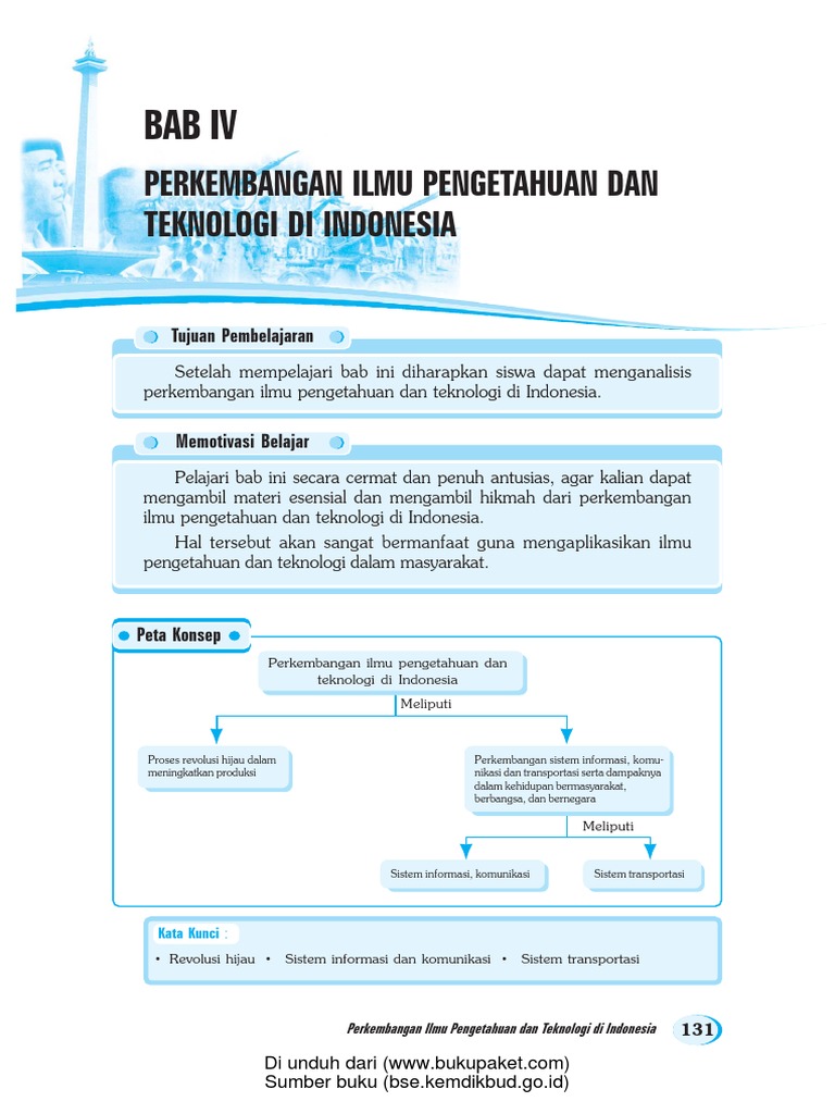 Bab 4 Perkembangan Ilmu Pengetahuan Dan Teknologi Di Indonesia | PDF | Ilmu Sosial | Teknologi ...