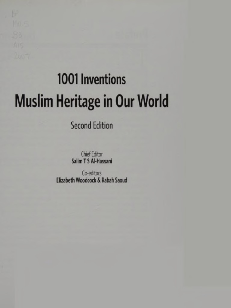 1001 Inventions Muslim Heritage in Our World | Download Free PDF ...