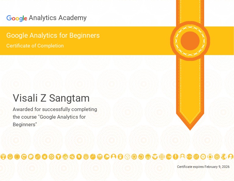 Google Analytics Beginner Certificate Completion | PDF