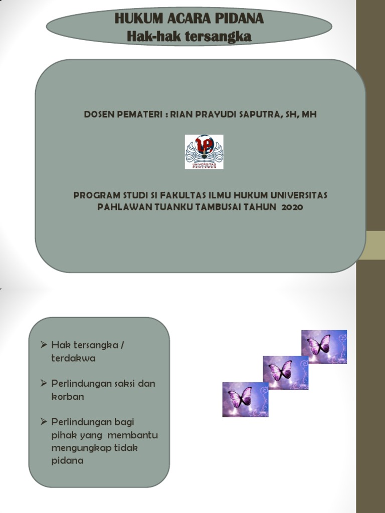 Hak Tersangka dan Saksi di KUHAP | PDF