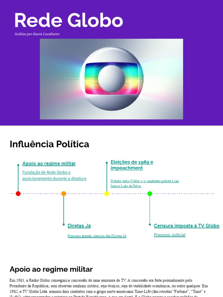 Rede Globo PDF | PDF | Brasil