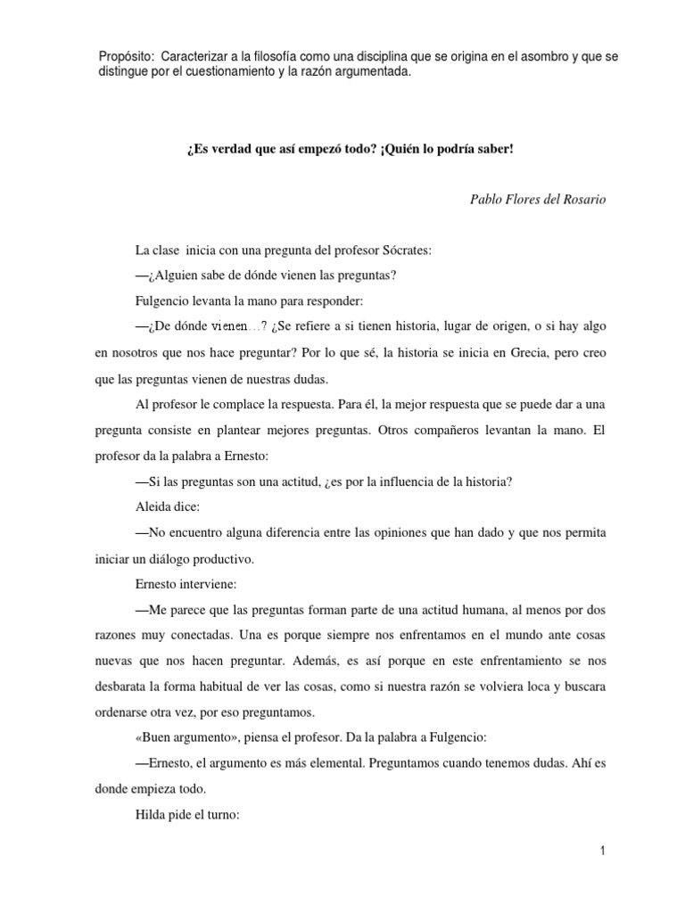 Mxmm Y Asi Empezo Todo Pdf Verdad Sabiduría