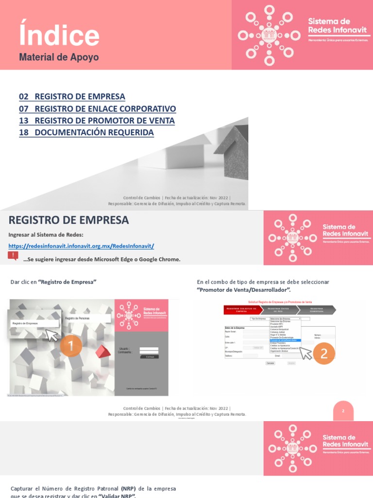 Guia Rapida +y Material para Registrarte en El Sistema de Redes ...