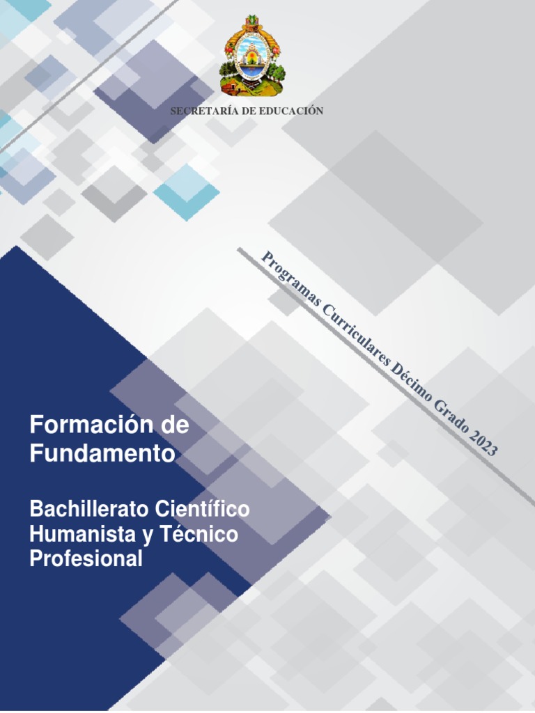 Programas Curriculares 10mo Grado Marzo 2023 - VF | PDF | Fuerza | Ecuaciones