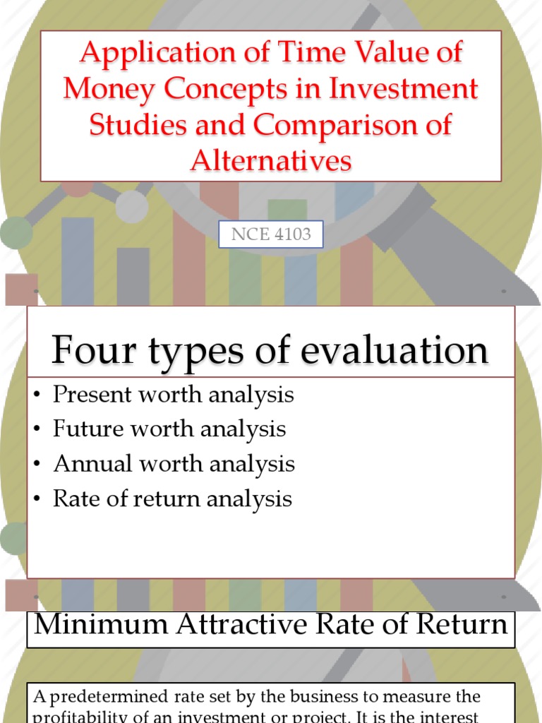 Lesson 6 Application of TVM Concepts in Investment Studies and ...
