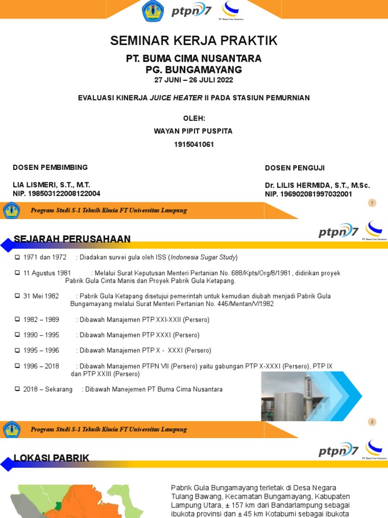 Wayan Pipit Puspita - 1915041061 - Seminar Kerja Praktik | PDF