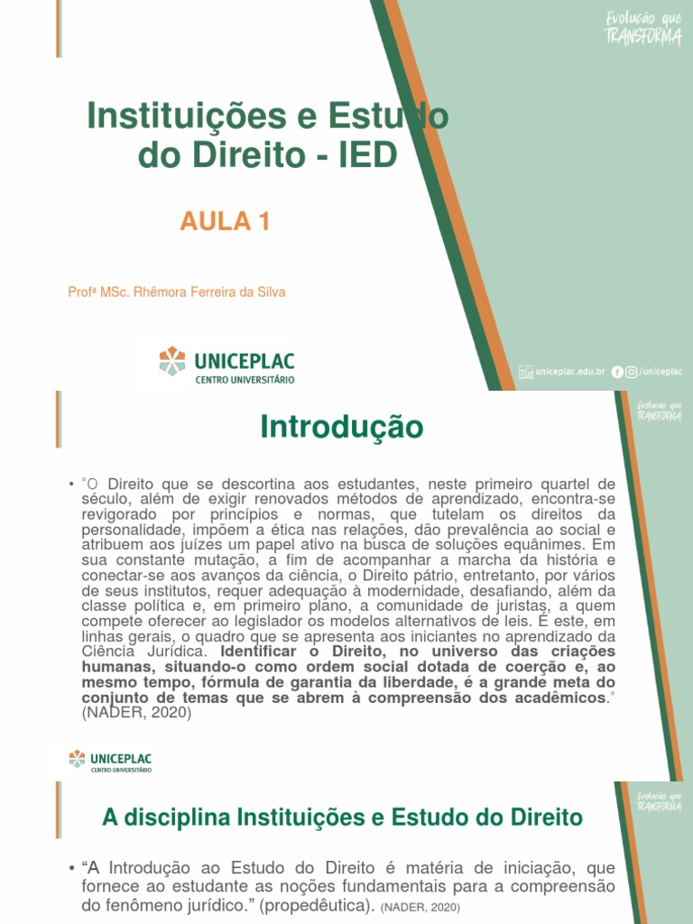 Aula 1 IED - Introdução PDF | PDF | Science | Sociologia Aula 1 IED - Introdução PDF | PDF | Science | Sociologia