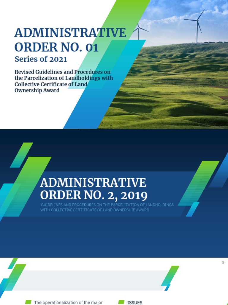 AO1_2021_ATTY CHRISTINE-CASCADING 456 final (1) | PDF | Farms