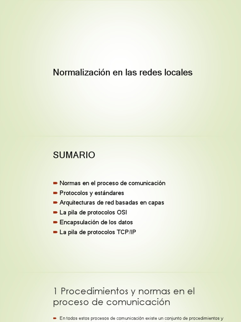 UT2-Normalización TCP Ip | PDF | Modelo osi | Red de computadoras
