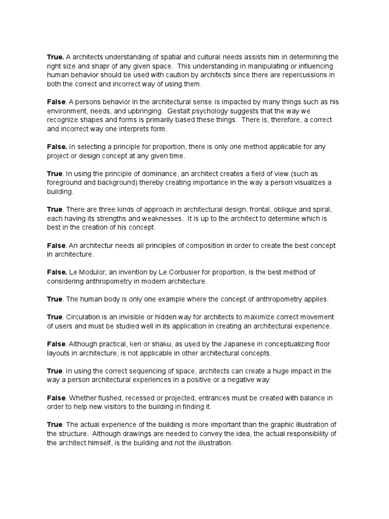 Architectural Design Principles Guide | PDF | Concept | Architect