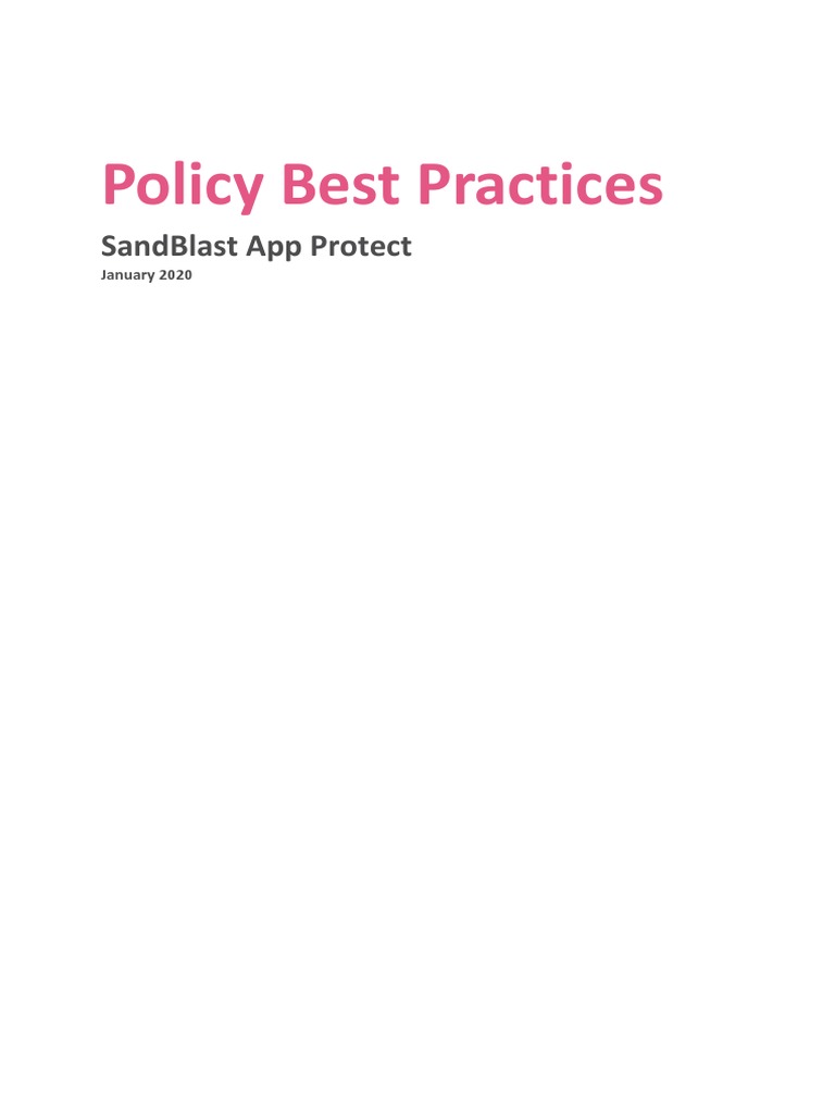SBAP Best Practices | PDF | Android (Operating System) | Malware