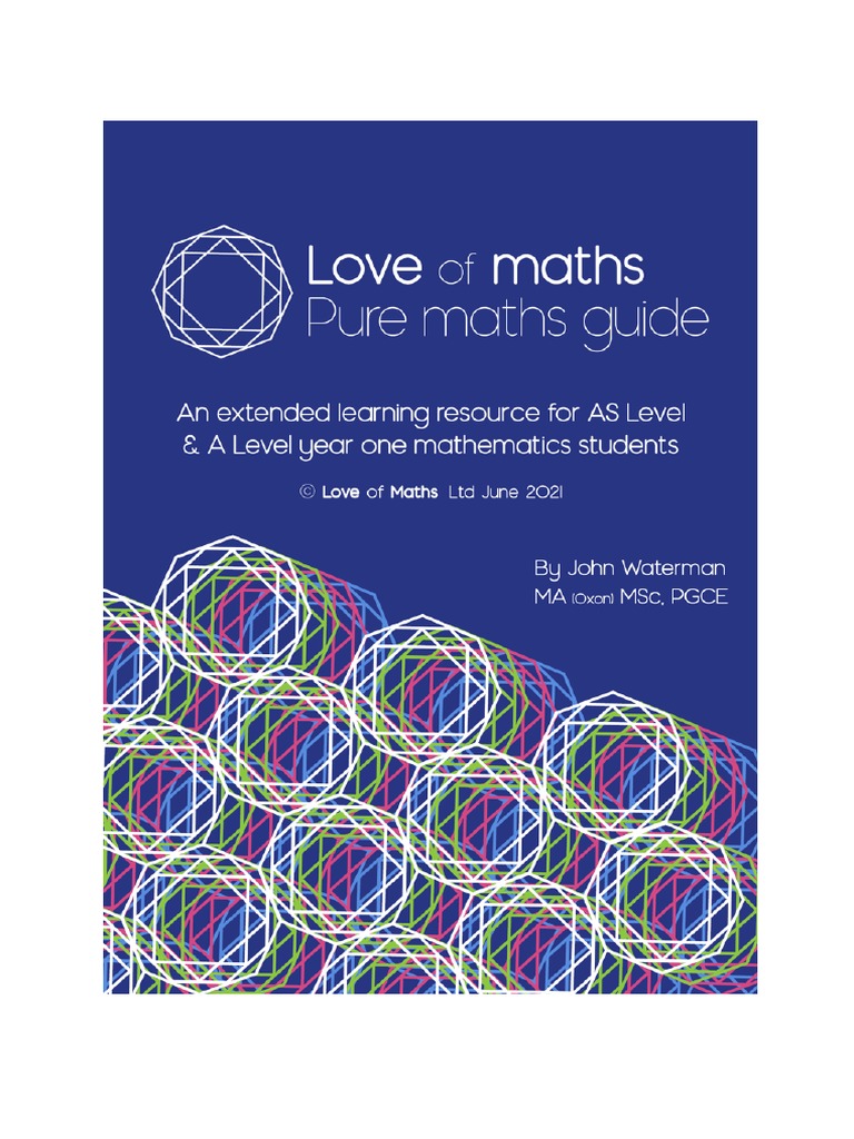Pure Maths Guide Overview | PDF | Factorization | Trigonometric Functions