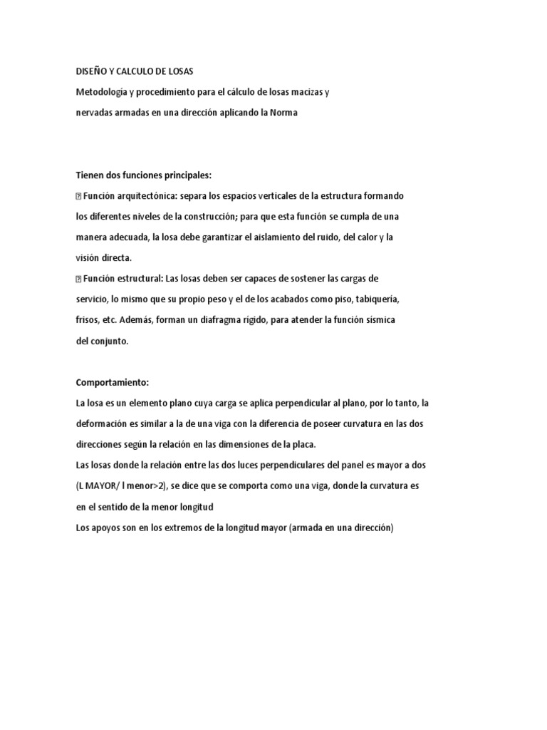 Losas 1 PDF | PDF