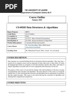 CS3362 C Programming and Data Structures Laboratory | PDF