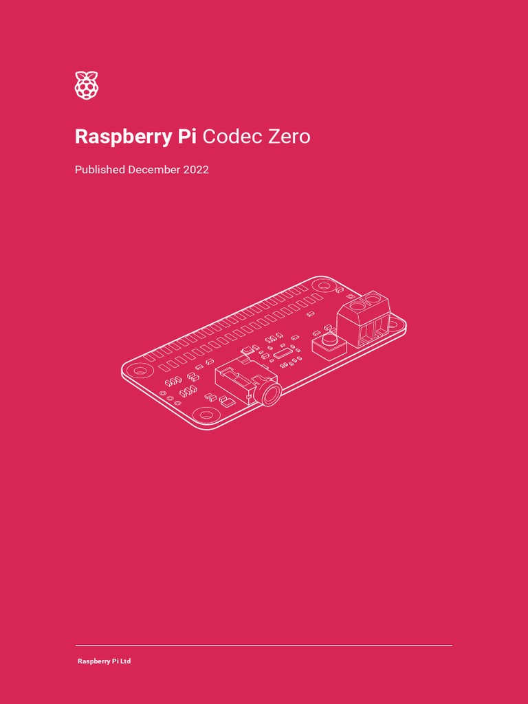 Codec Zero Phat Product Brief | PDF | Raspberry Pi | Microphone