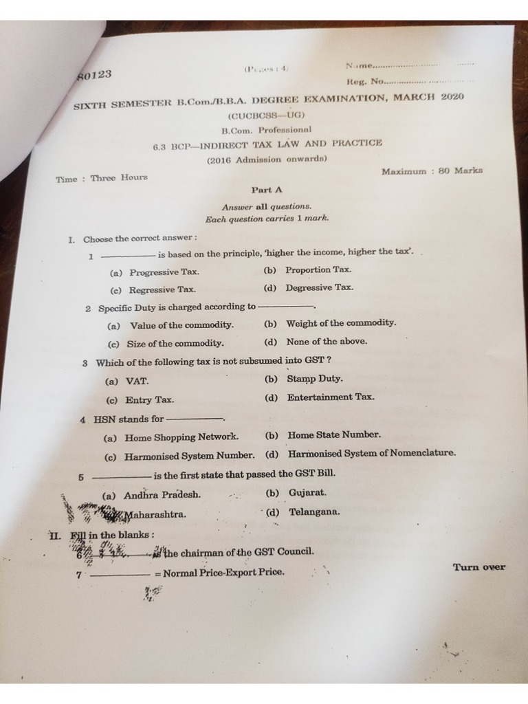 GST QP Model PDF | PDF