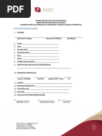 Formato Hoja de Datos Internado | PDF